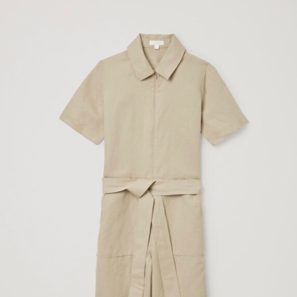 COS | Pants & Jumpsuits | Cos Linenmix Belted Wide Leg ...